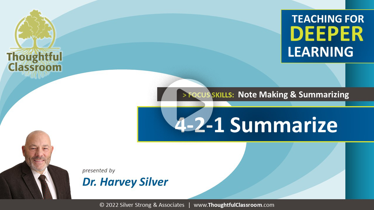 Suites Samples | Silver Strong & Associates / Thoughtful Education Press