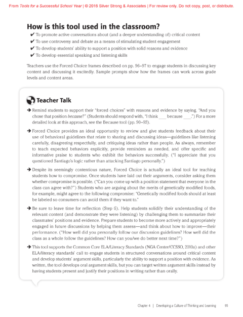 Trying a Simple Instructional Tool to Address a Problem of Practice ...