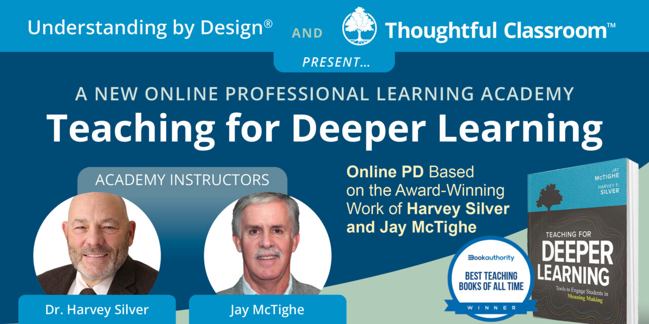 Teaching for Deeper Learning – 4-Day Academy (Sep. 17, Oct. 1, 15, and 29, 2024) | Silver Strong ...