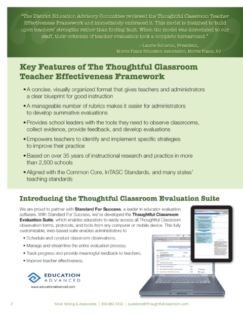 Educator Effectiveness and Evaluation | Silver Strong & Associates ...